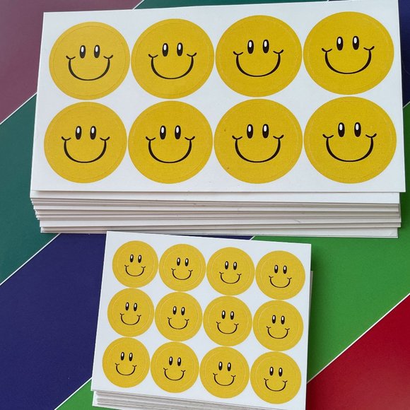GKnitDesign23 | Office | Happy Face Stickers Smiley Face Sticker Pack ...